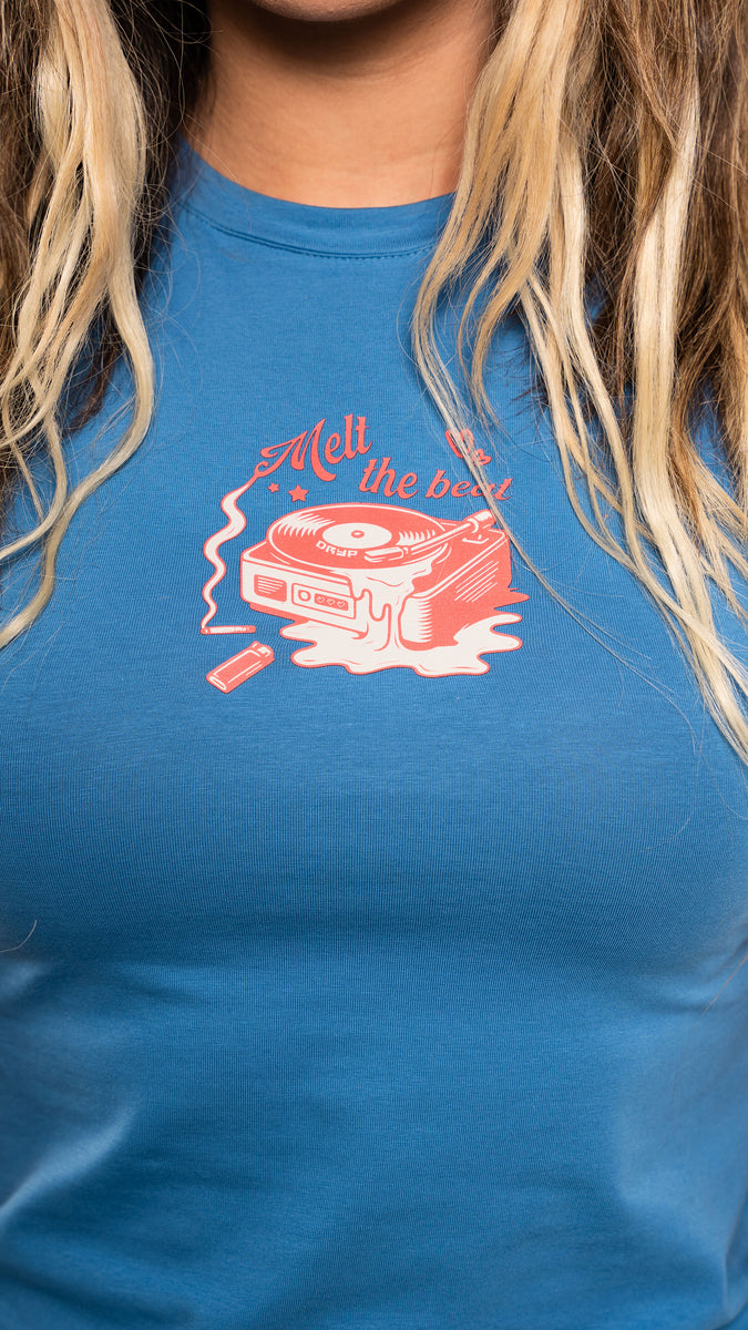 Melt the beat baby tee – Dryp